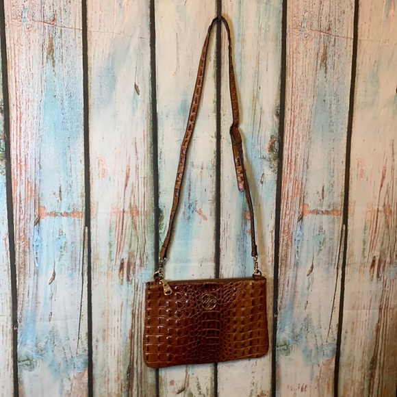 Stauer | Bags | Stauer Crocodile Faux Leather Purse With Adjustable ...